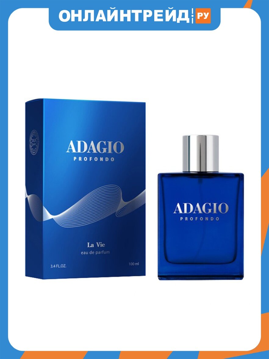 Мужская туалетная вода Dilis La Vie Adagio Profondo, 100 мл