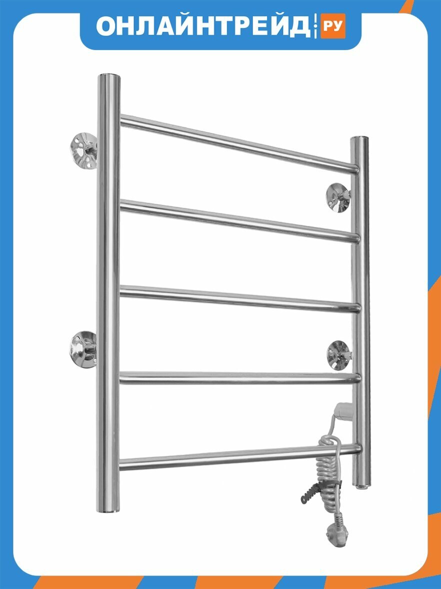 Полотенцесушитель электрический с сухим кабелем Domoterm DMT 109-5 50x60 EK R