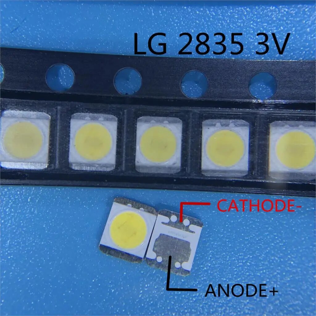 LED подсветка LG 2835 3V Black Tape LG
