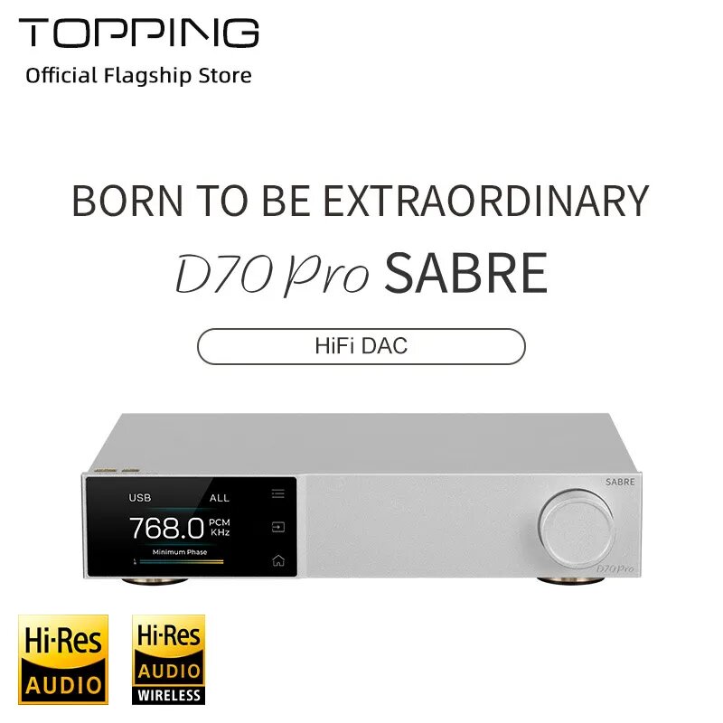 TOPPING D70pro Sabre DAC, черный — фото 1