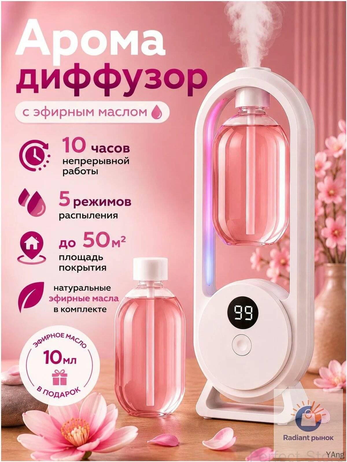 Автоматический ароматизатор для дома арома диффузор набор