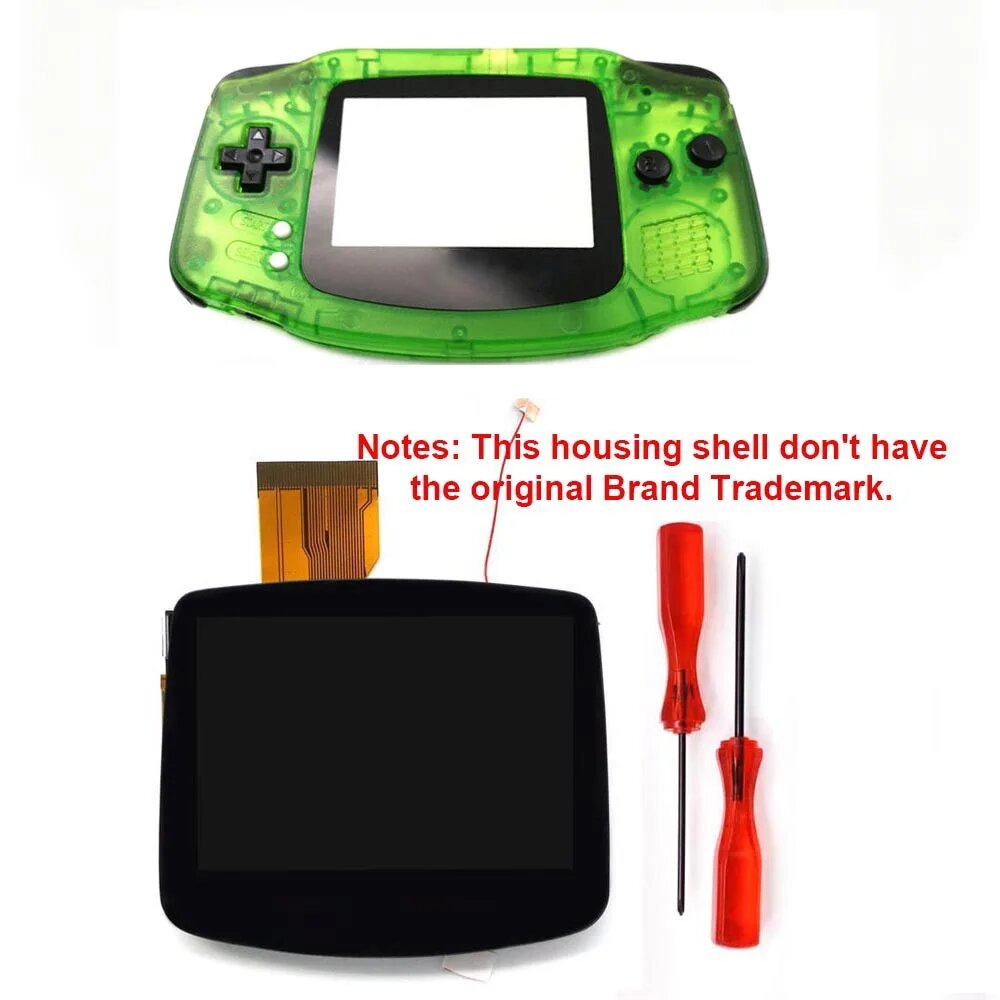 IPS LCD-экран для Game Boy Advance GBA V5 720x480 Clear Green 1