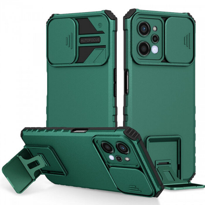 CamShield Holder Противоударный чехол-подставка для Realme C31 с защитой камеры