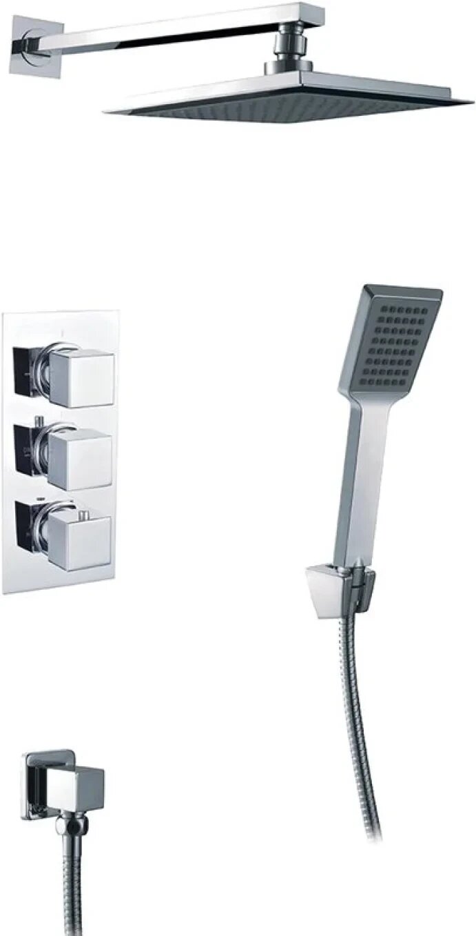 Душевой комплект Timo Tetra-Thermo SX-0179 /00 С внутренней частью