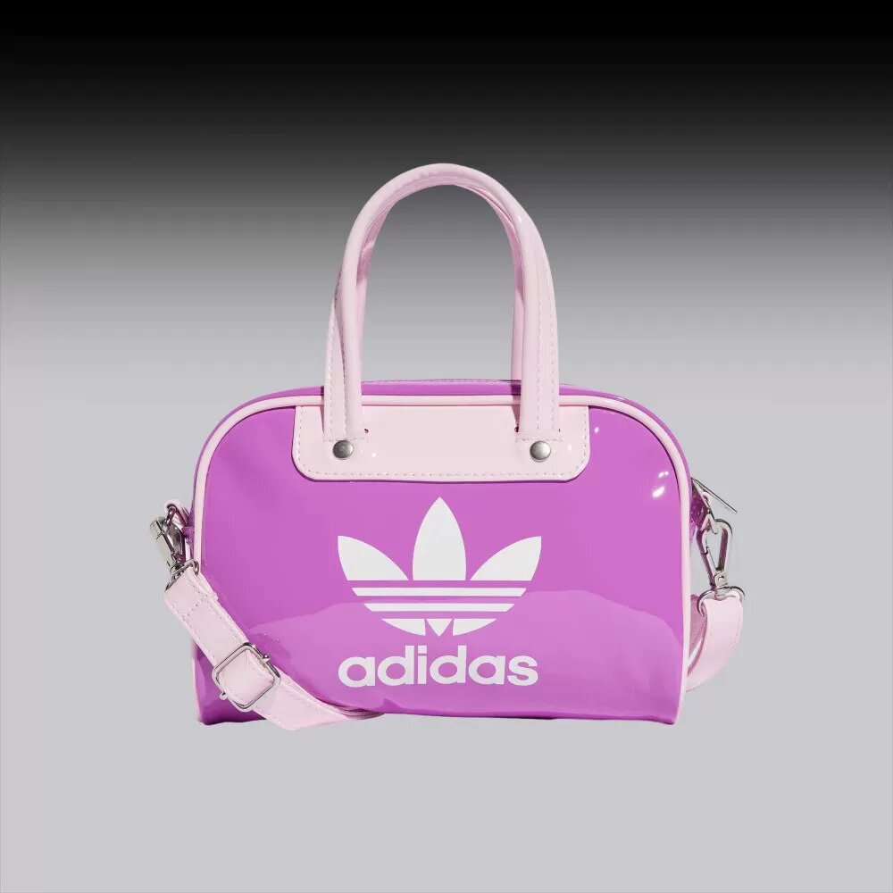 Сумка женская Adidas трехлистник фиолетовая IX7500