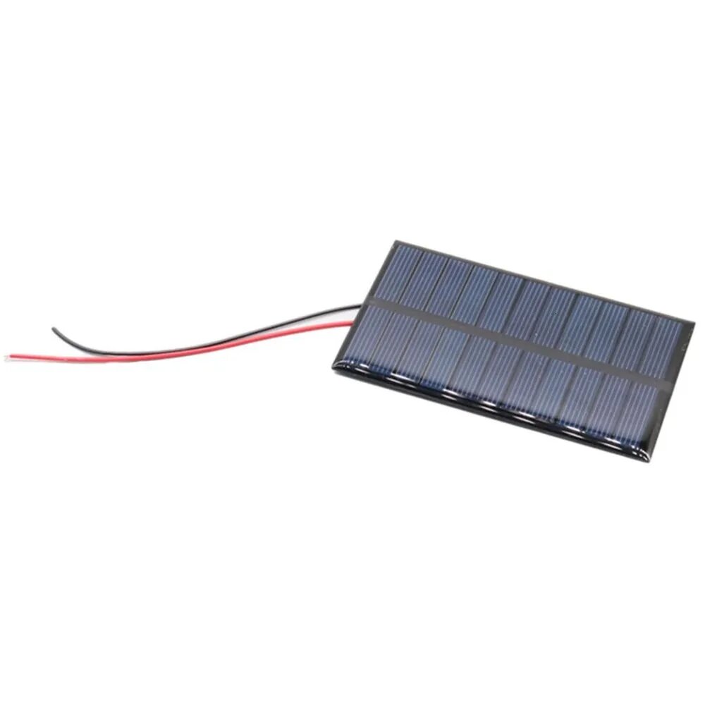 Солнечная панель с проводом 5V 120mA поликремниевый модуль для зарядки