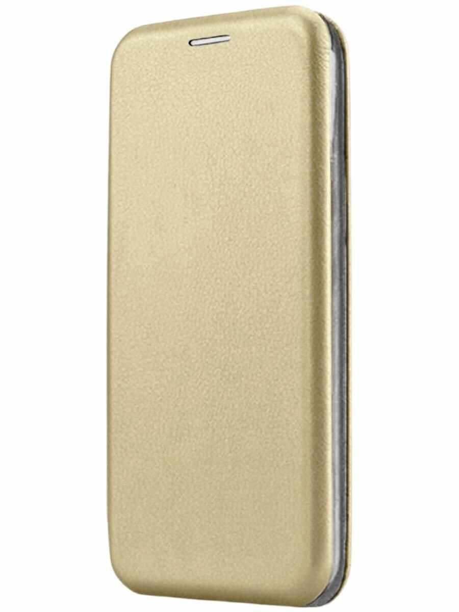 Чехол на Realme C15, C25, C25S, C12, Nazro 30A, 50A / Реалме Ц15, Ц25, Ц25С, Ц12, книжка Folio, золотистый