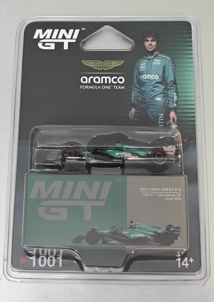 Машинка TSM MINI GT MODEL 1:64 Aston Martin AMR24 #18 Lance Stroll 2024 Blister Packaging Die-cast Alloy Model Collection Toy Children Gifts