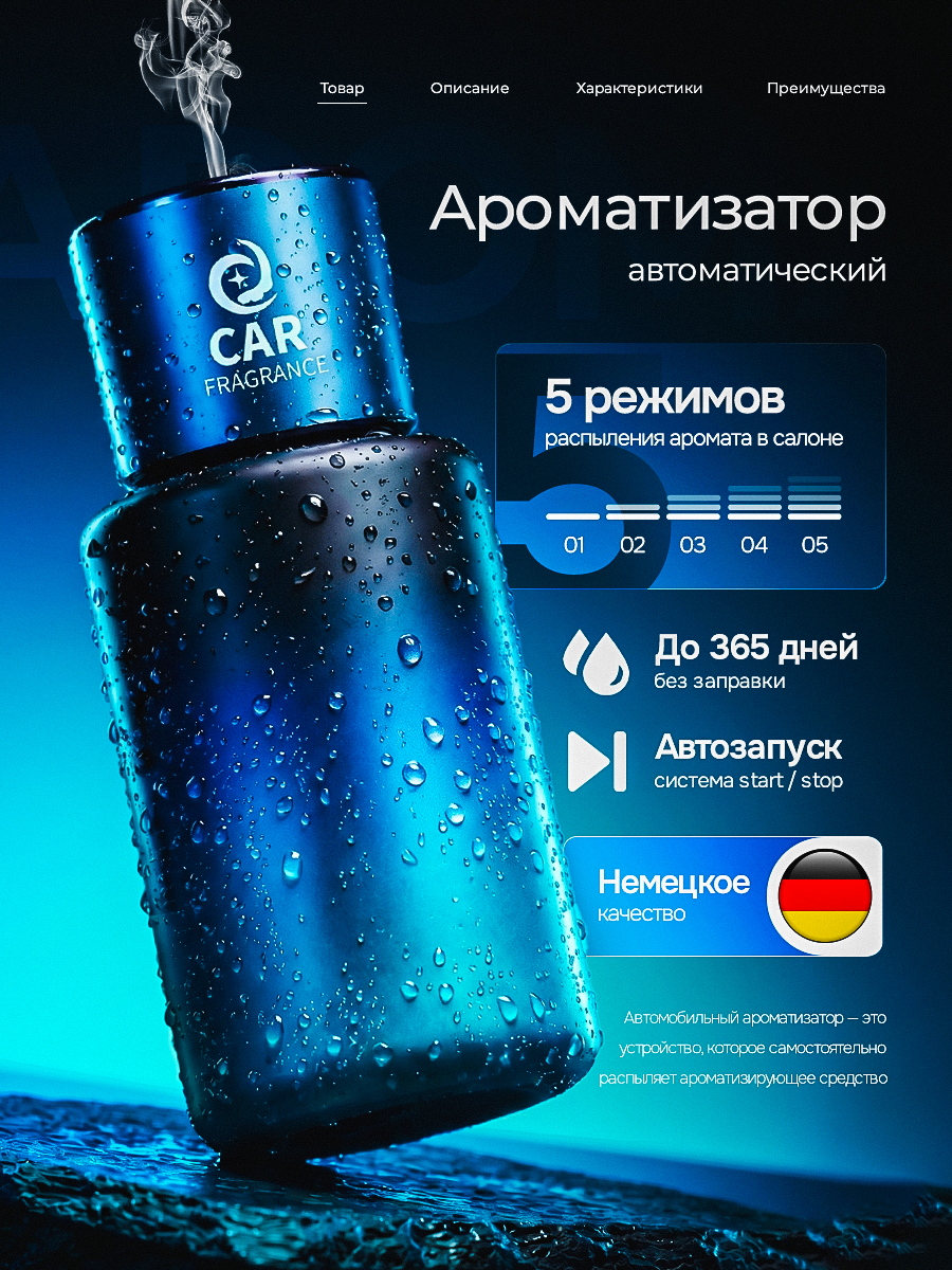 Ароматизатор для автомобиля автоматический