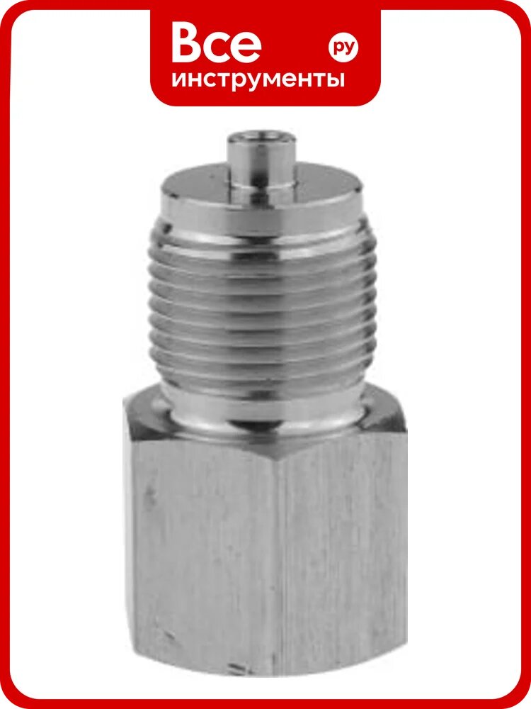 Переходник для манометра росма ВР/НР G1/2–NPT1/2 Ру600, нержавеющая сталь D070-04310