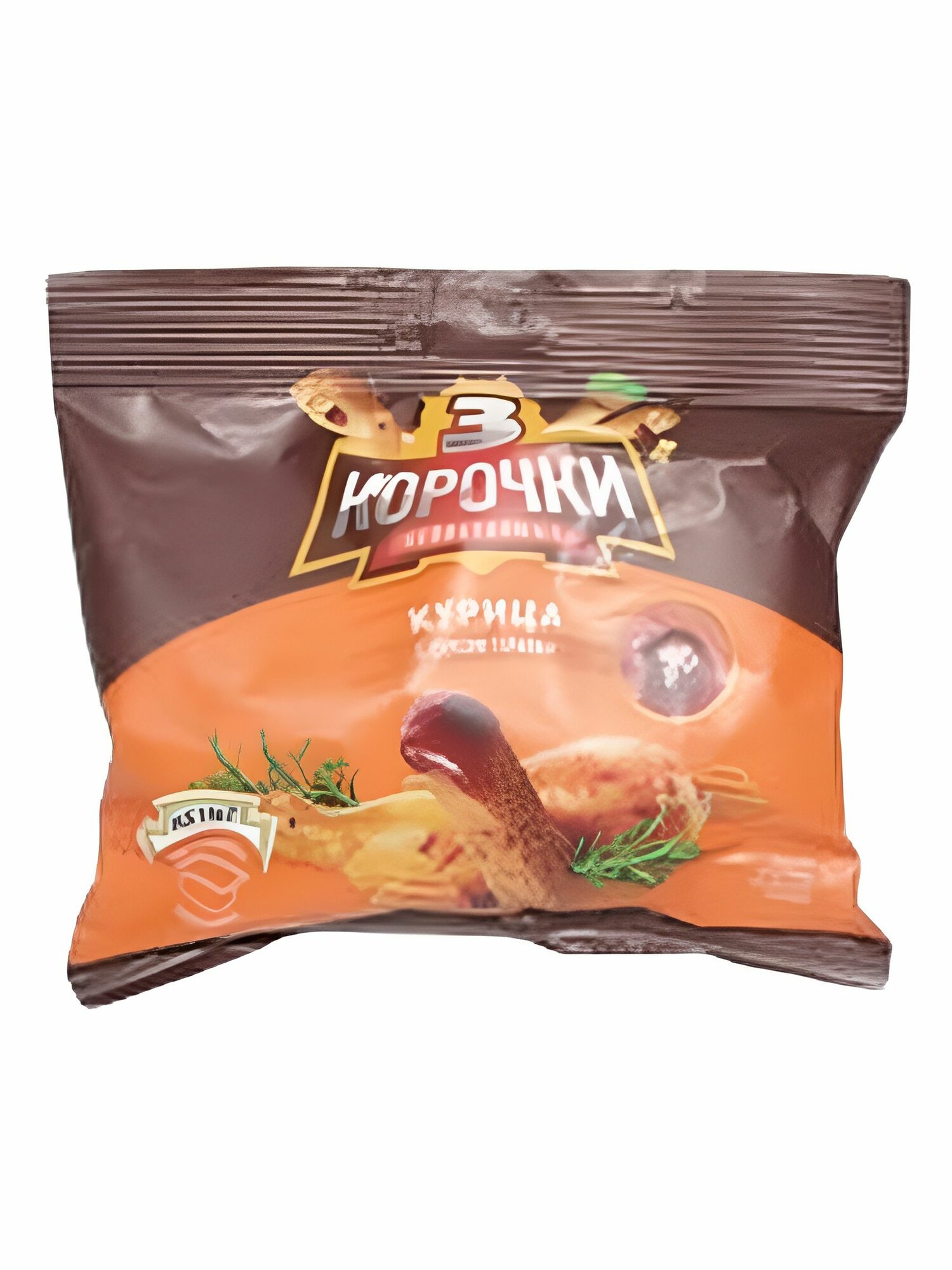 Сухарики ржаные 3 корочки Курица с соусом терияки 60г