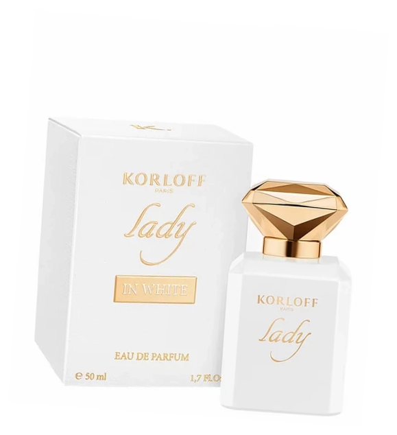 Парфюмерная вода для женщин Lady Korloff In White 50 мл / Карлофф Леди Ин Вайт