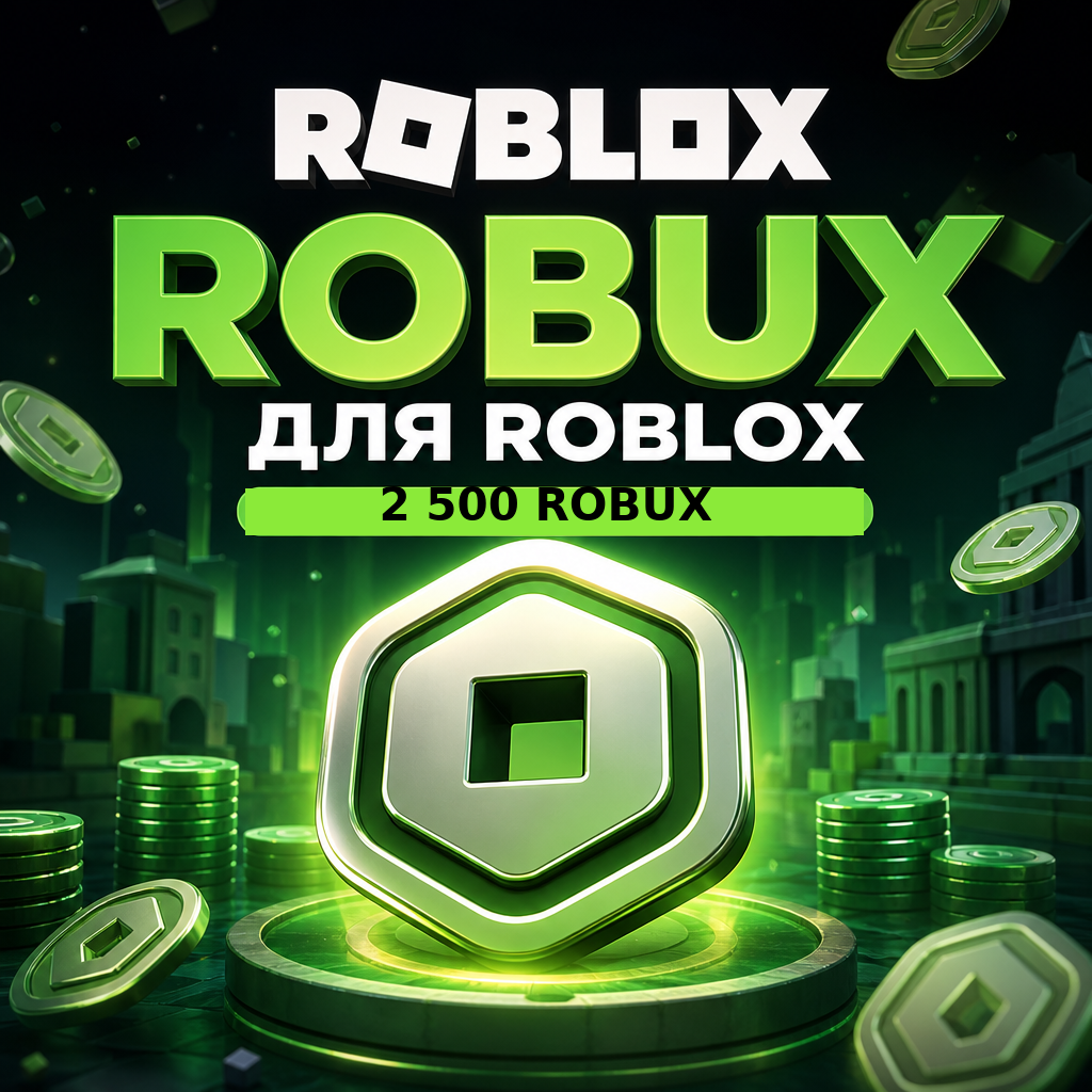 Roblox Robux 2500 — игровая валюта