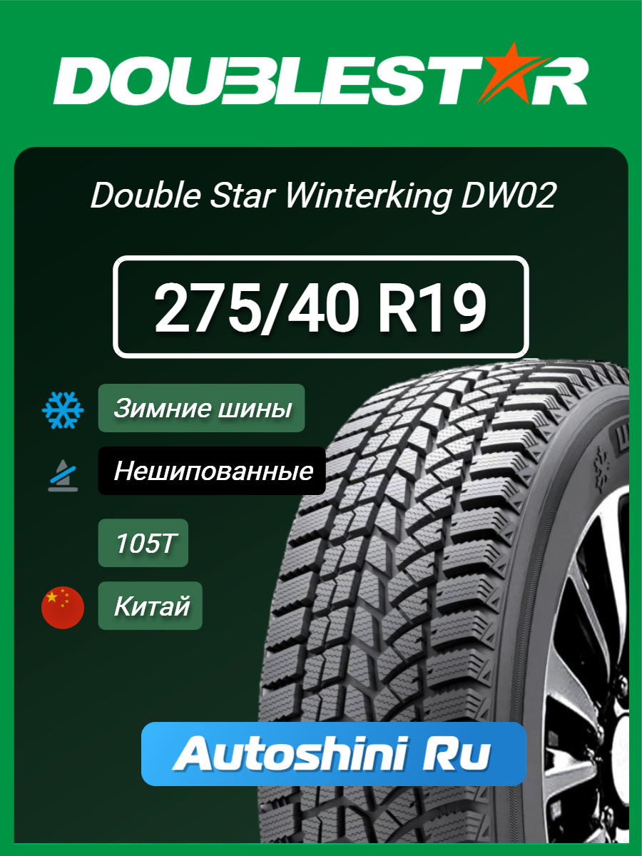 Шины зимние Double Star Winterking DW02 275/40 R19 105T (нешип)