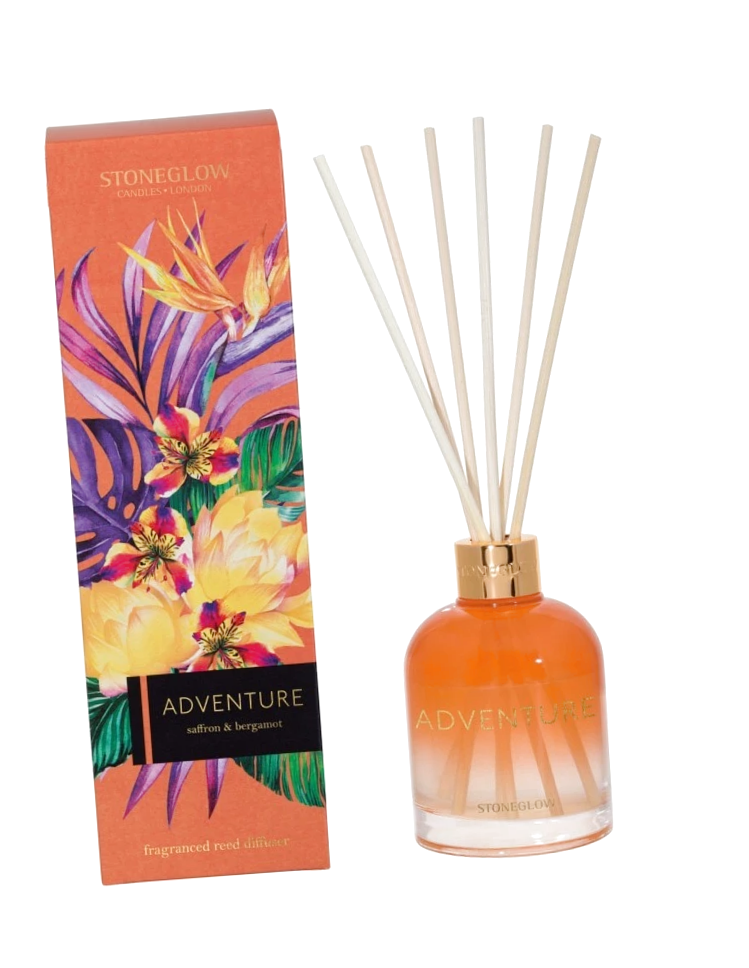 Ароматический диффузор Шафран Бергамот - Stoneglow Saffron and Bergamot 150 мл