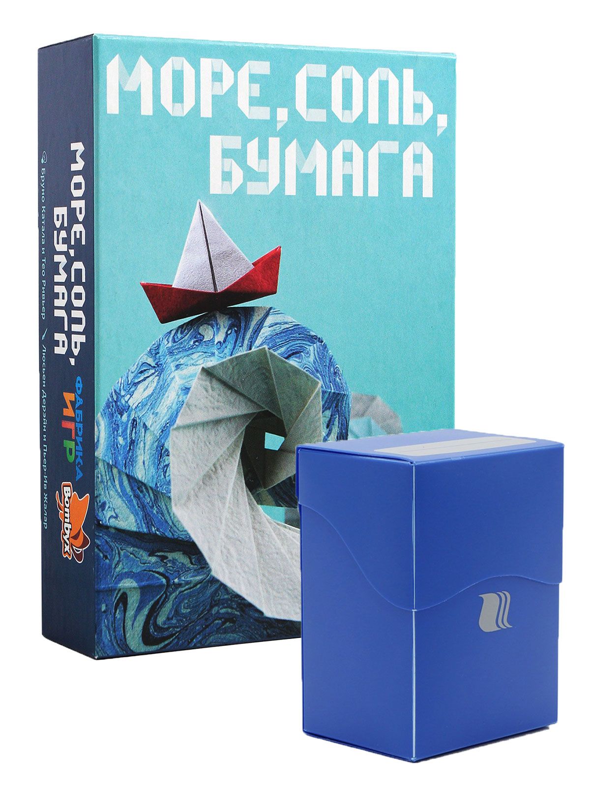 Настольная игра Фабрика Игр Море, соль, бумага + синяя коробочка