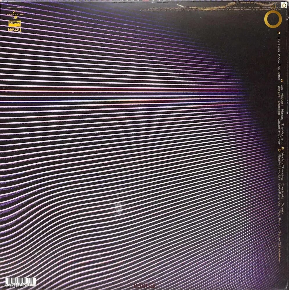 Tame Impala - Currents (2LP) Виниловая пластинка-LPSAN