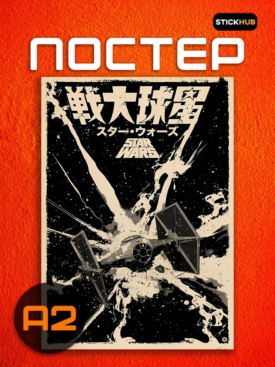 Постер на стену Star Wars: TIE Fighter