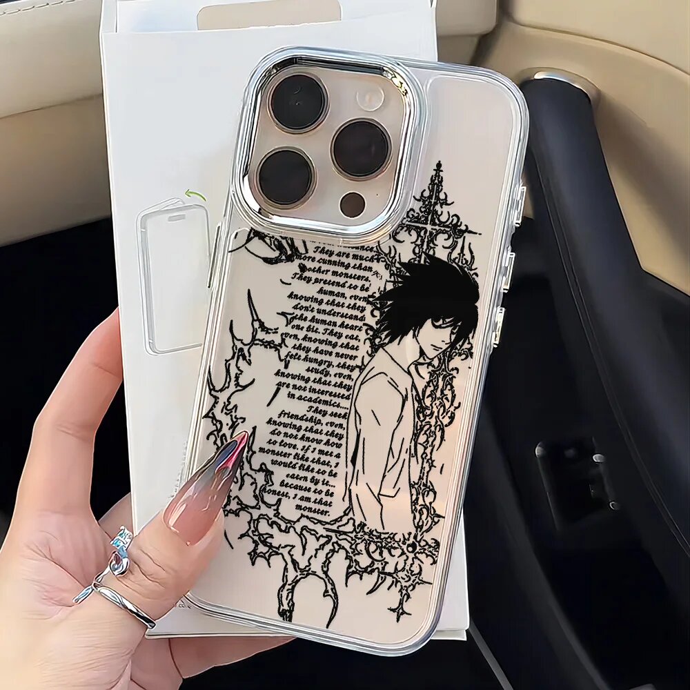 Чехол для телефона Anime D-Death N-Note для iPhone 17, 16e, 16, 15, 14, LYK-L3241221K5, iPhone 13