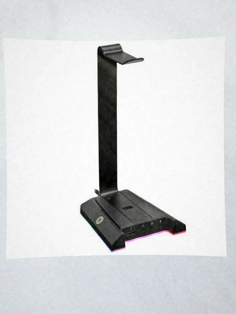 ARDOR GAMING Spectrum подставка для наушников, алюминиевая, с RGB-подсветкой, черная, USB.