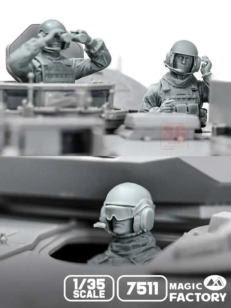 Magic Factory набор для сборки моделей MF-7511 Modern US Fighting Vehicle Crew 1/35