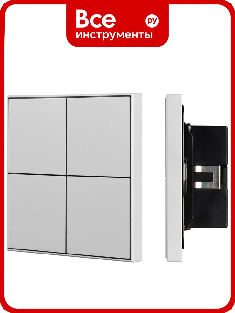 Кнопочная панель INTELLIGENT ARLIGHT KNX-304-23-IN Silver 039666