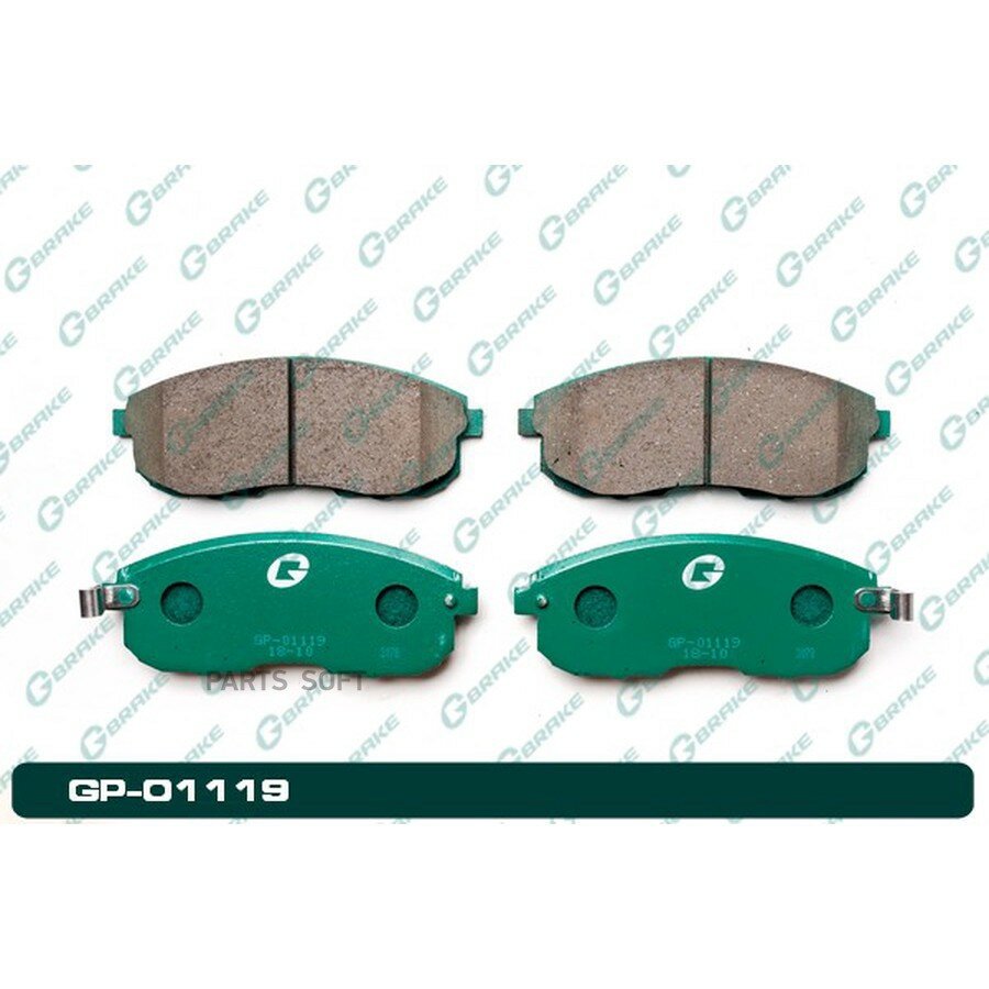 GP-01119 G-BRAKE Колодки тормозные дисковые G-BRAKE GP01119 | цена за 1 шт