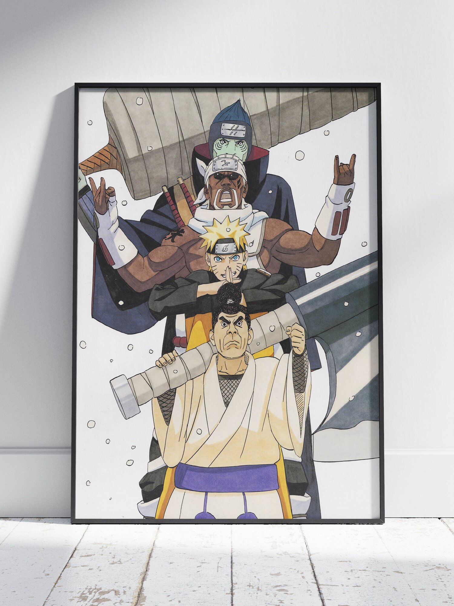 Плакат на стену для интерьера Наруто Ураганные Хроники (Naruto 70) - Постер по аниме и японской анимации формата A4 (21x30 см)