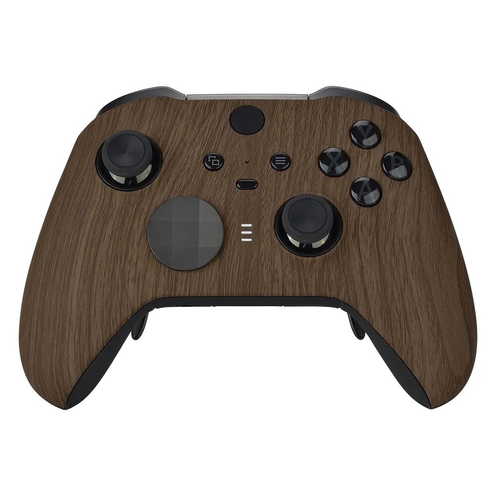 Комплект для замены корпуса на передней панели Soft Touch для Xbox One Elite Series 2, Xbox Elite 2 Core Controller Model 1797_Зерно грецкого ореха