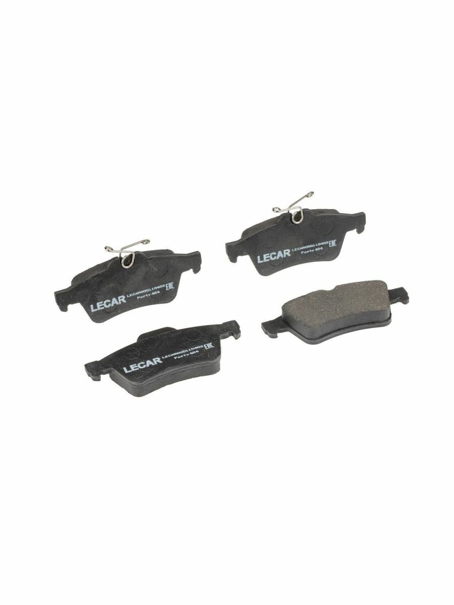 Комплект задних тормозных колодок Ford Focus II (для дискового тормоза) LECAR000110402 (LECAR)