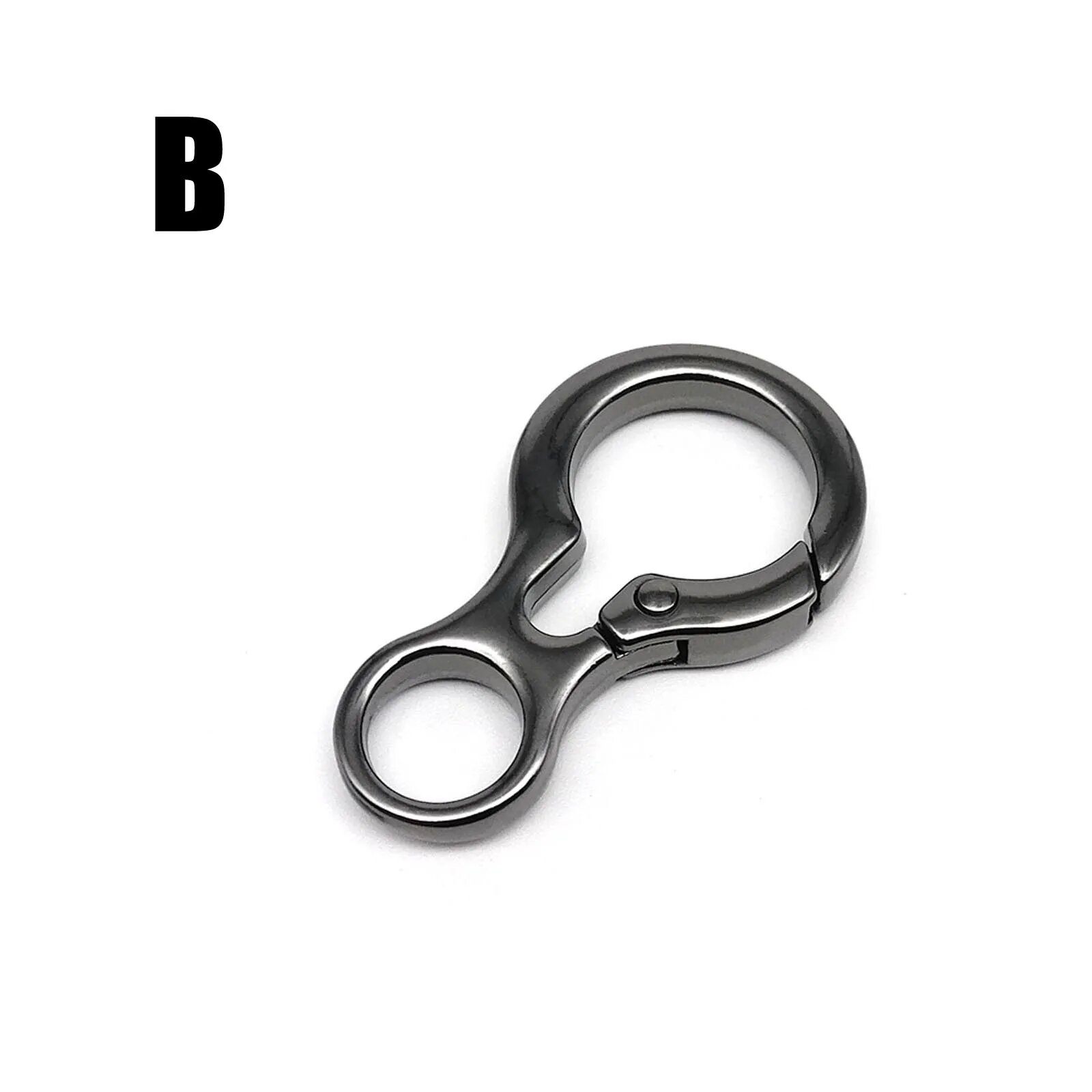 Пряжка карабин металлическая B gun black