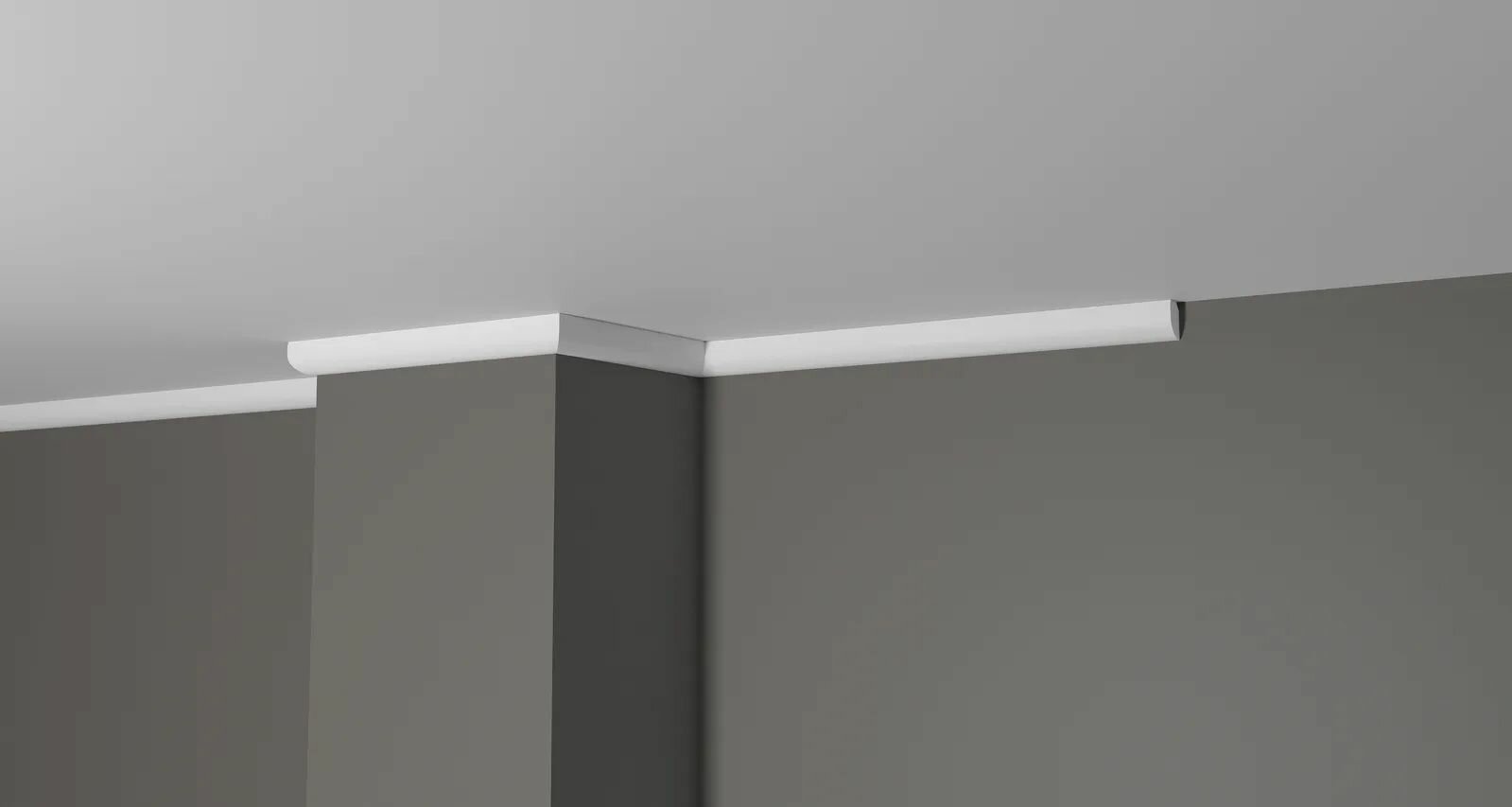 Карниз Decor-Dizayn DD02 Белая Лепнина Д2000хВ19хТ12 / Декор Дизайн