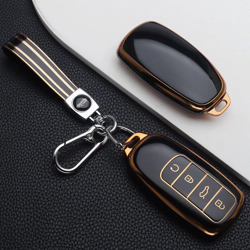 Чехол на ключ Chery Jaecoo Tiggo Omoda Black chain