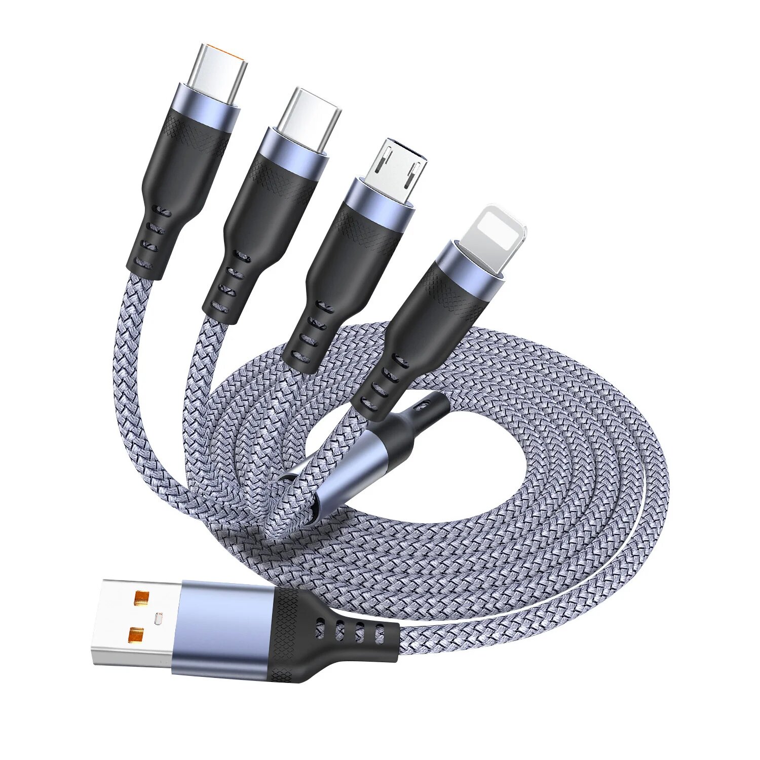 4-в-1 USB кабель для зарядки, 1.8 м