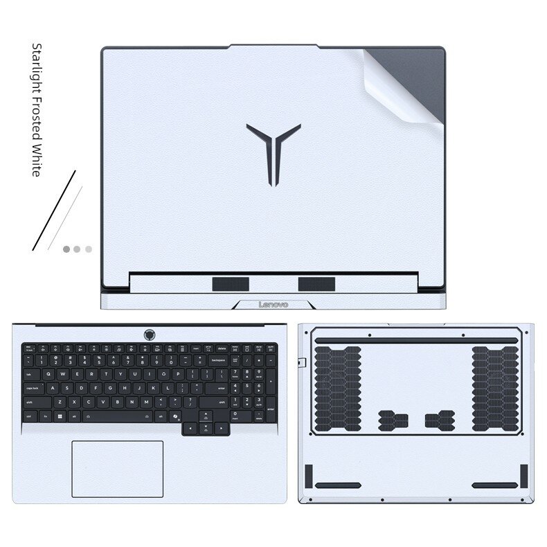 Lenovo R9000P ADR10 2025 16-дюймовая наклейка для ноутбука с боковой панелью матовый белый ACD-лицо