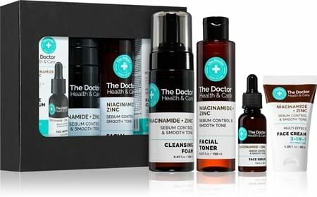 Набор уходовой косметики The Doctor Niacinamide + Zinc Set, 4 шт