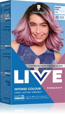 Краска для волос Schwarzkopf LIVE Intense Colour, оттенок 105 Mauve Kiss, 1 шт