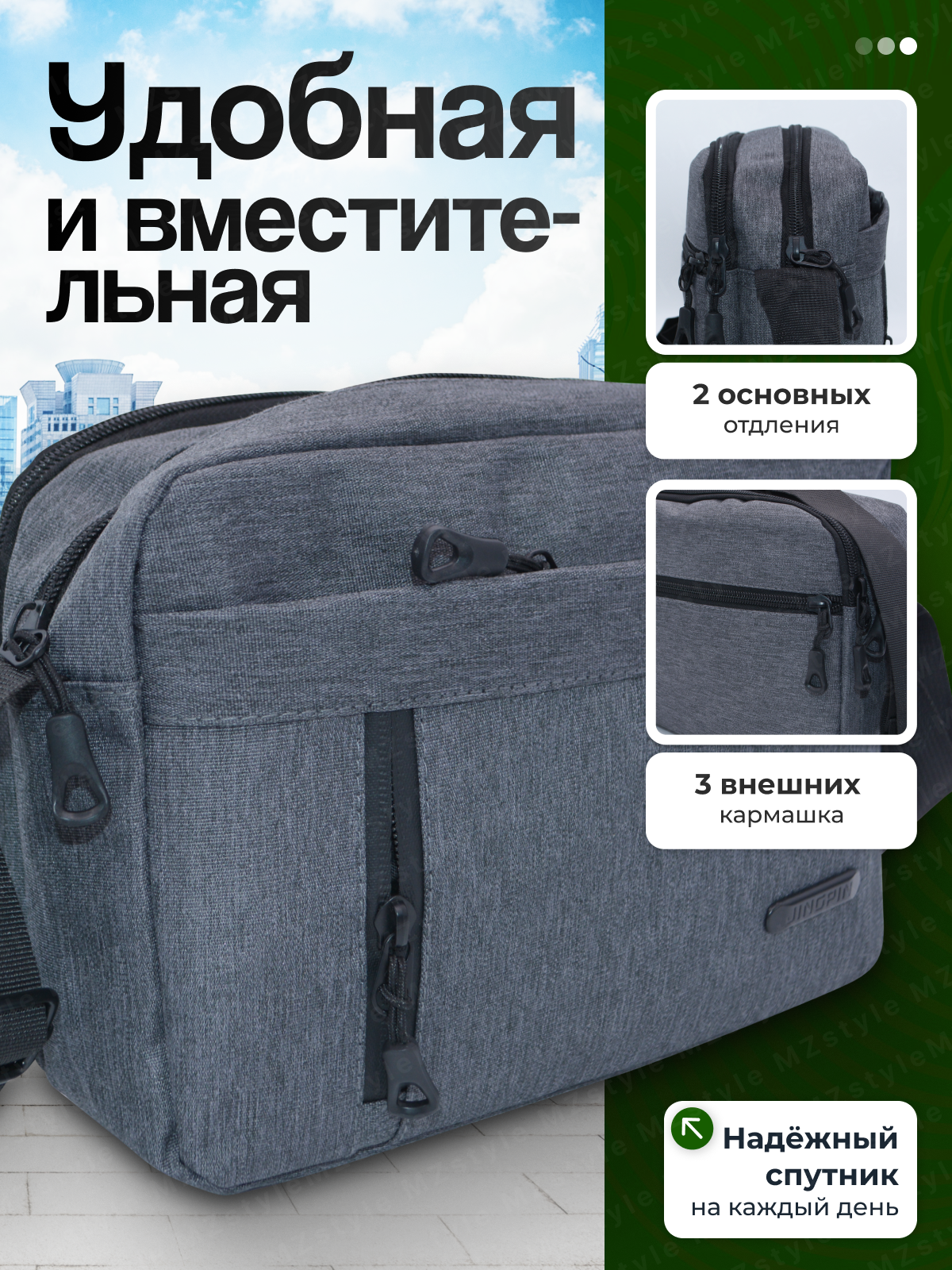 Рюкзак кросс-боди — фото 1