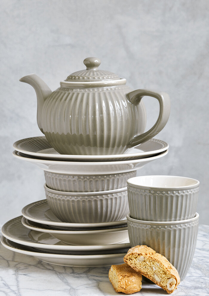 Стакан Greengate Alice warm grey, 300 мл — фото 1