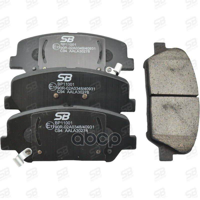 Колодки дисковые передние! с антискрип. пл KIA Optima, Hyundai Genesis/Veloster 2.0 10> SB Nagamochi арт. BP11001