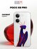 Силиконовый чехол на Poco X8 Pro / Поко X8 Про с принтом Иллюзорный богомол