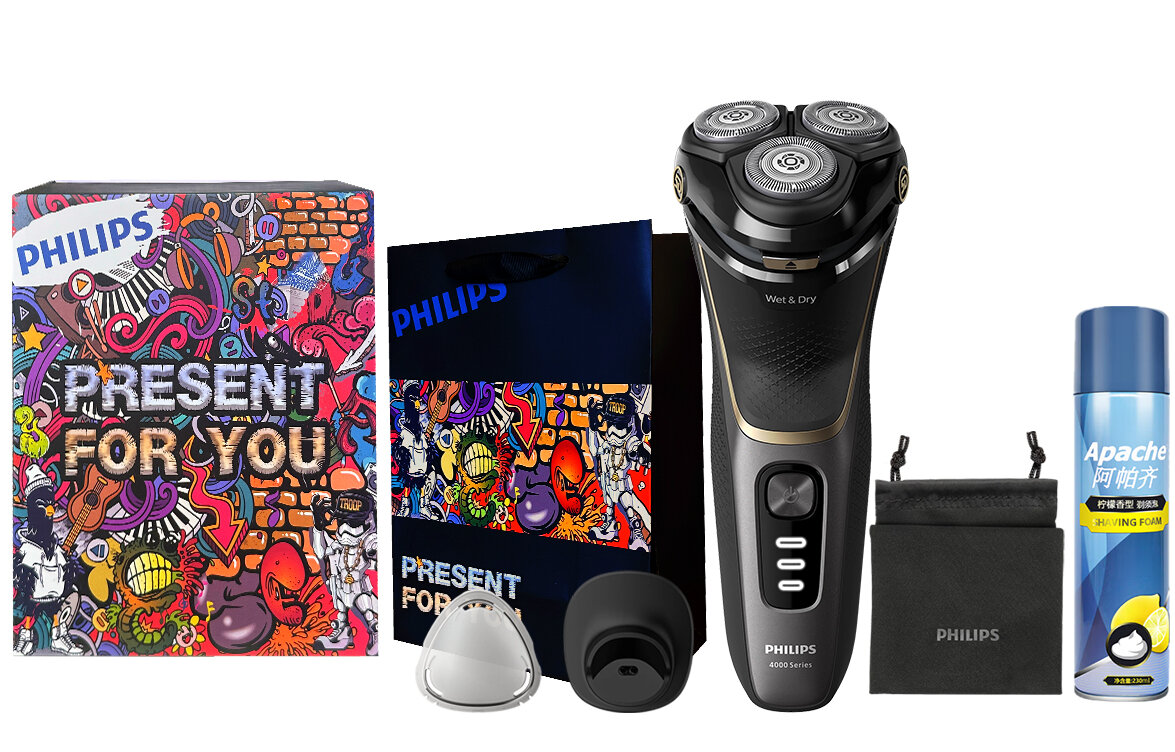 Электробритва роторная мужская PHILIPS S4303