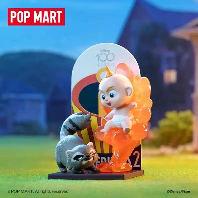 Фигурки POPMART Disney Anniversary Pixar в слепых коробках: милые игрушки для детей, подарок Семейка Ункуловых