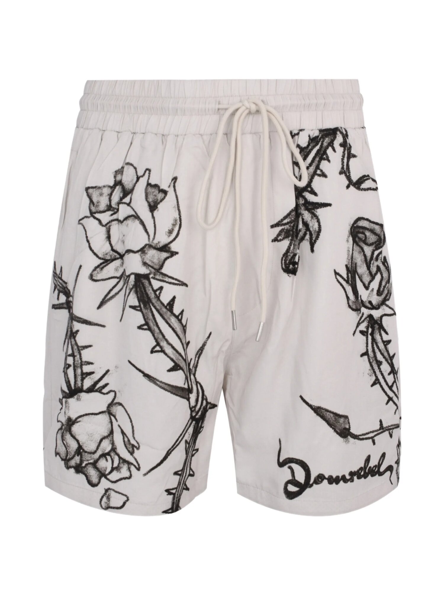 Шорты Graphic-print drawstring shorts