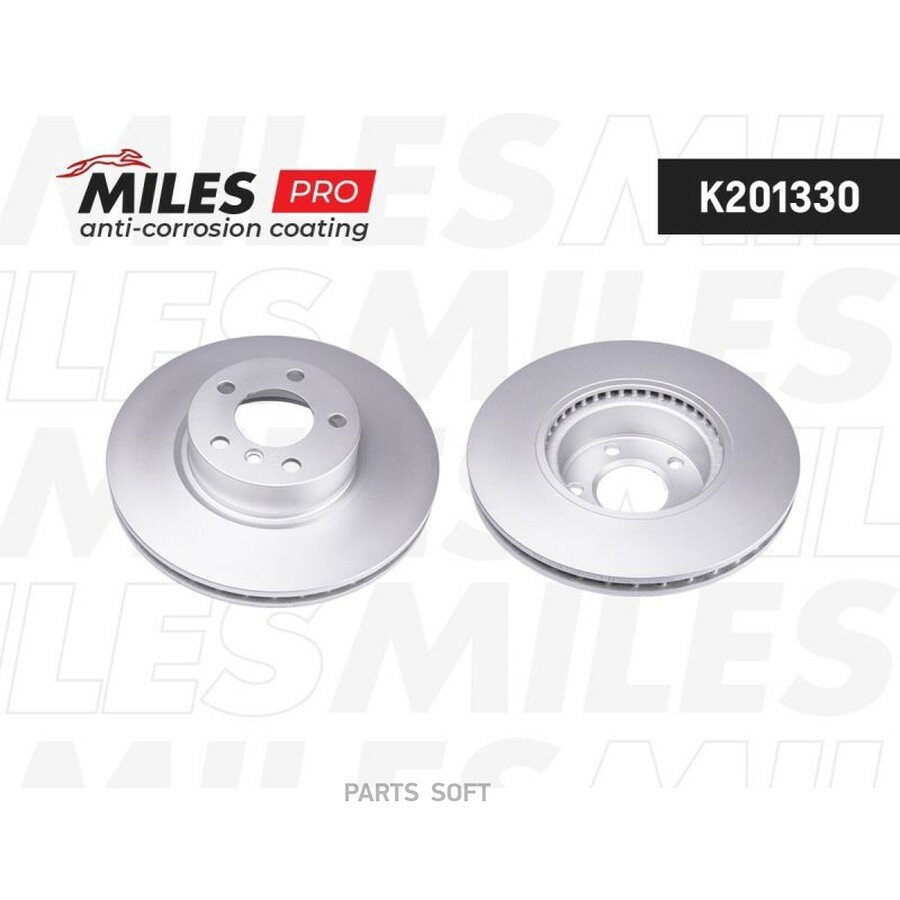 MILES K201330 Диск тормозной BMW X3 F25 10- передний вент. D=328мм ()