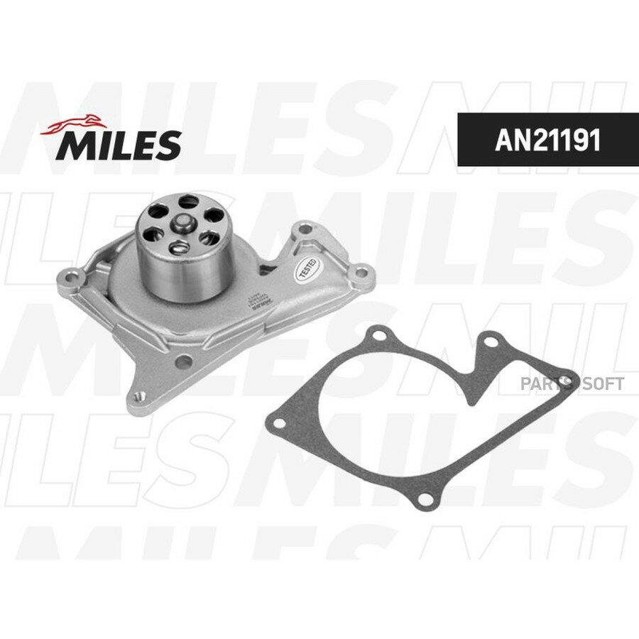 MILES AN21191 Насос водяной RENAULT MEGANE/MODUS 1.5D 09- ()