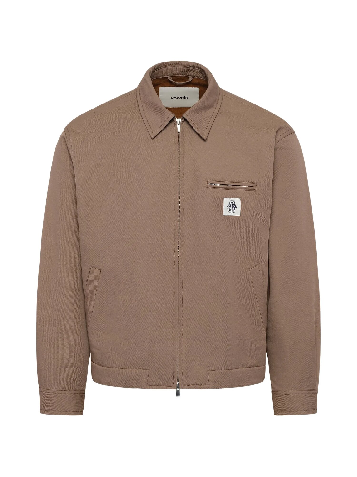 Куртка Logo-patch zip-up jacket