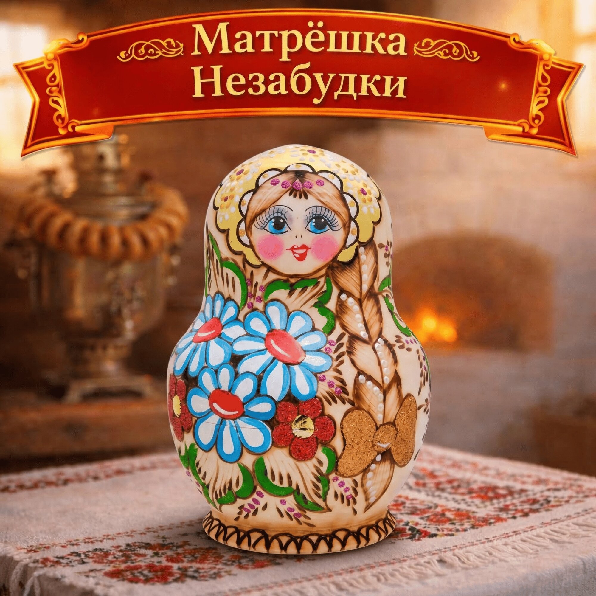 Матрешка Незабудки