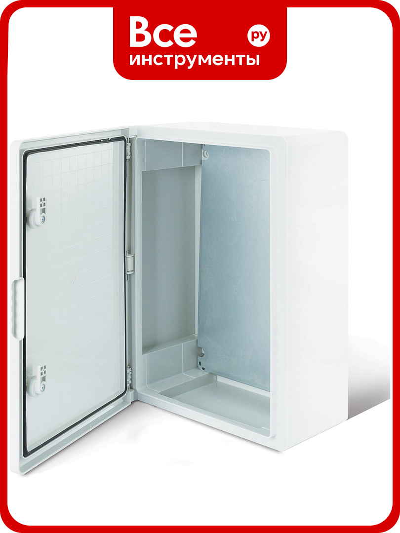 Щит с монтажной панелью REXANT пластиковый ЩМПп 350x250x150 мм ABS УХЛ1