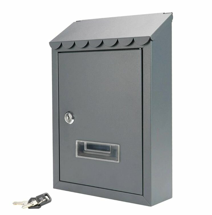 Почтовый ящик FIXBERG 300х210х68 мм графит
